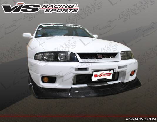 1995-1998 Nissan Skyline R33 Gtr 2Dr V Speed Carbon Fiber Lip - VIS